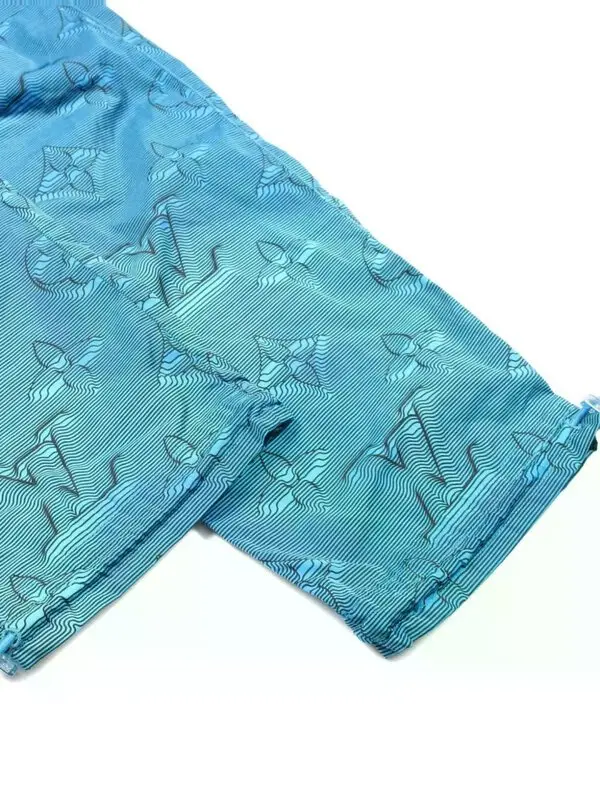 LOUIS VUITTON 2010s Monogram-pattern Cargo Pants