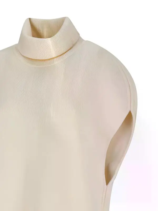 TOTEME Double-knit Roll-neck Cape - Neutrals