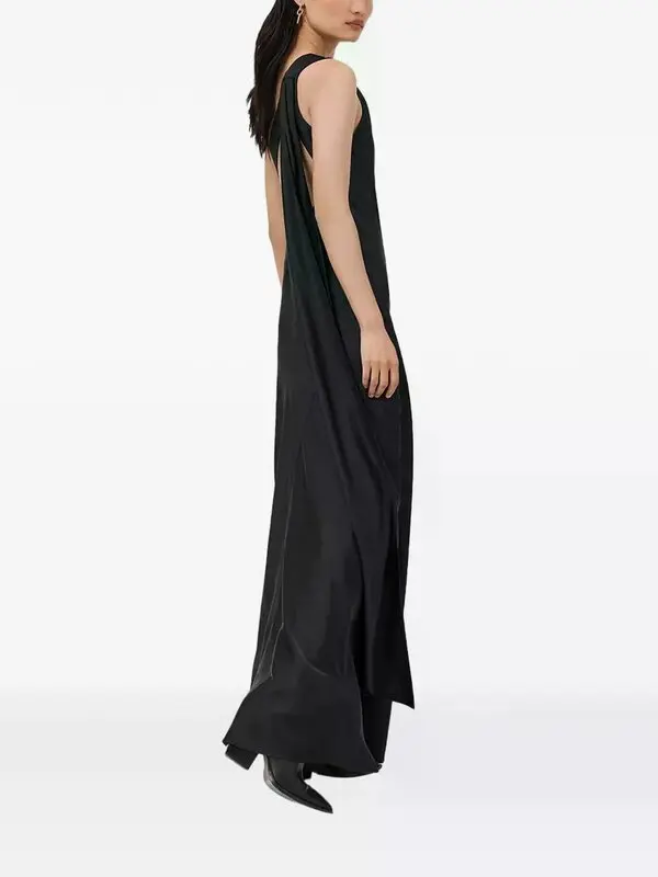 ALLSAINTS Monica Draped One-shoulder Maxi Dress