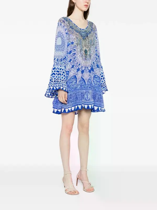Camilla Frill-detailed Dress