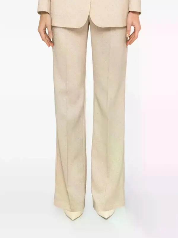 NISSA Rhinestone-embellished Trousers