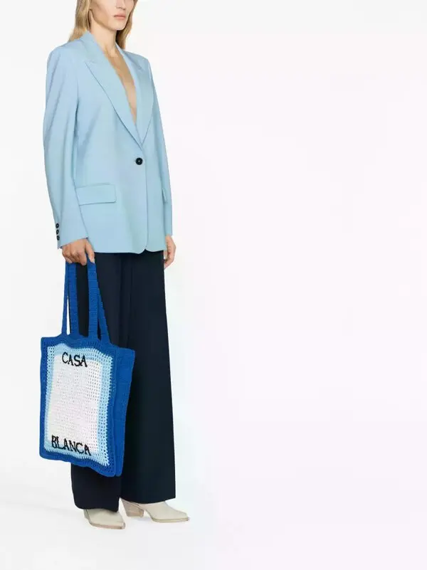 Casablanca Atlantis Crochet-knit Tote Bag