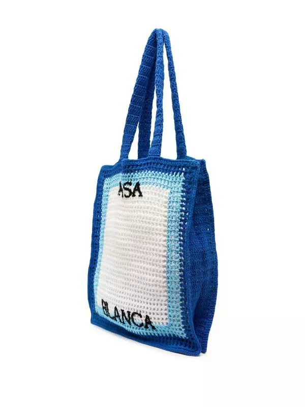 Casablanca Atlantis Crochet-knit Tote Bag