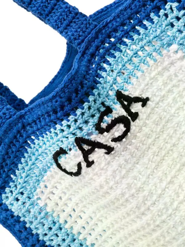 Casablanca Atlantis Crochet-knit Tote Bag