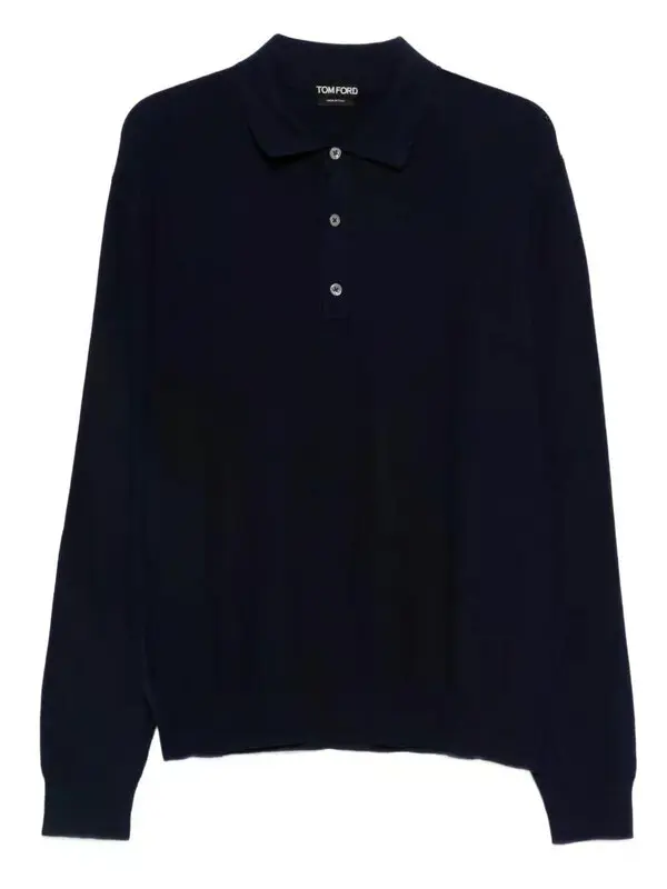 TOM FORD Long-sleeve Polo Shirt