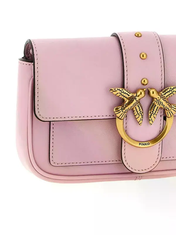 Pinko Pocket Love One Studs Birds Crossbody Bag