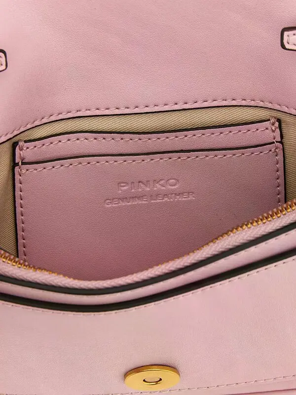 Pinko Pocket Love One Studs Birds Crossbody Bag