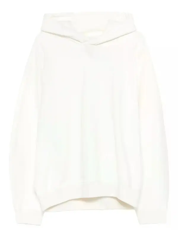 JIL SANDER Seam-detail Hoodie - Neutrals