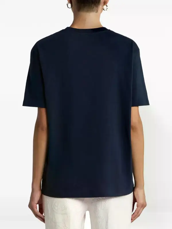 Etro Logo-embroidered T-shirt