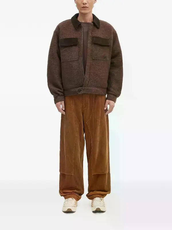 Filling Pieces Flap-pocket Collared Jacket
