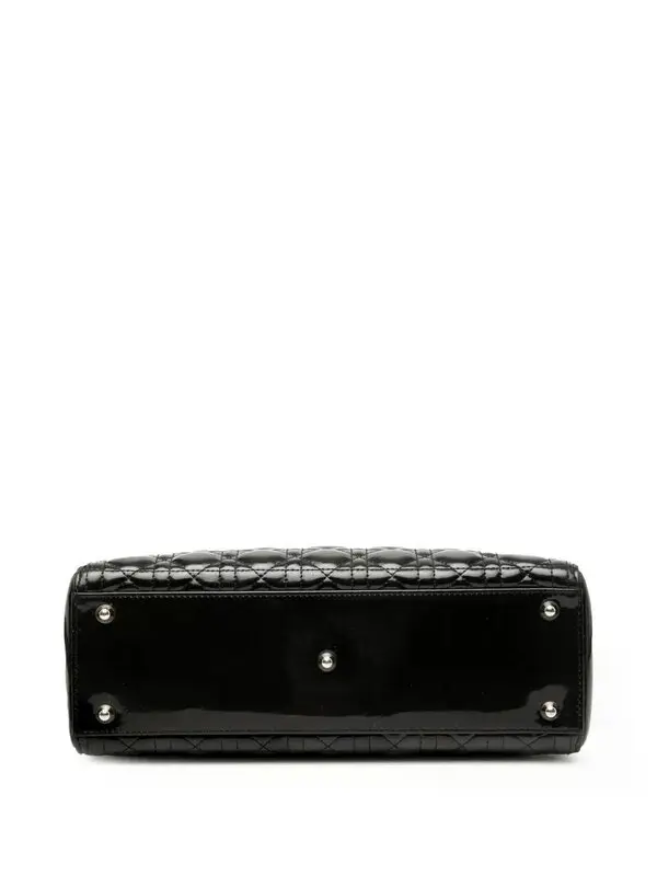 Dior 2012 Cannage Lady Satchel - Black