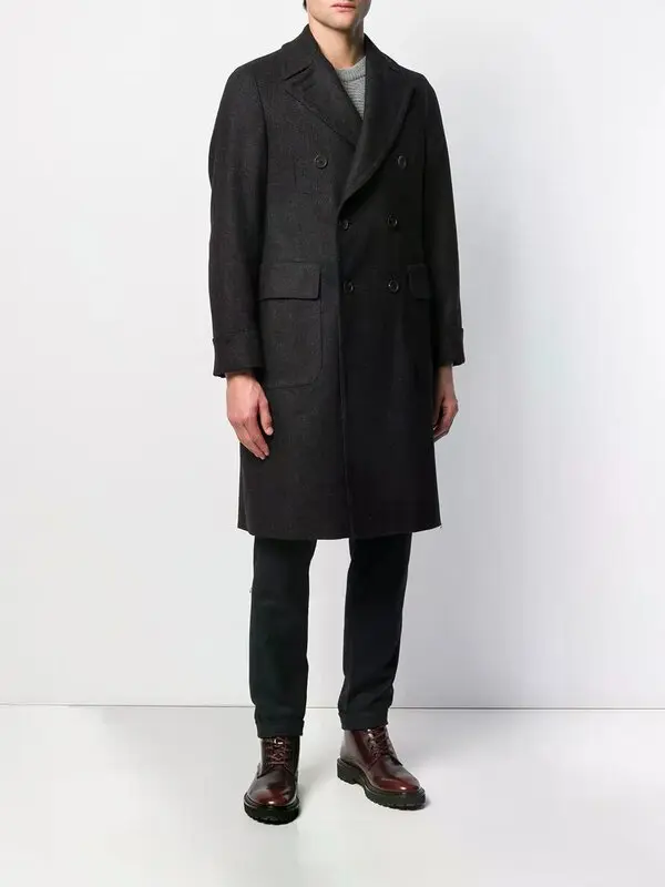 DELL'OGLIO Double-breasted Midi Coat