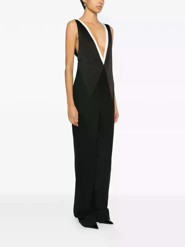 TOM FORD V-neck Sleeveless Jumpsuit