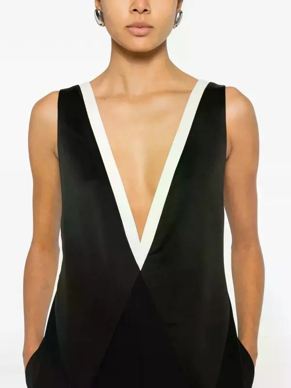 TOM FORD V-neck Sleeveless Jumpsuit