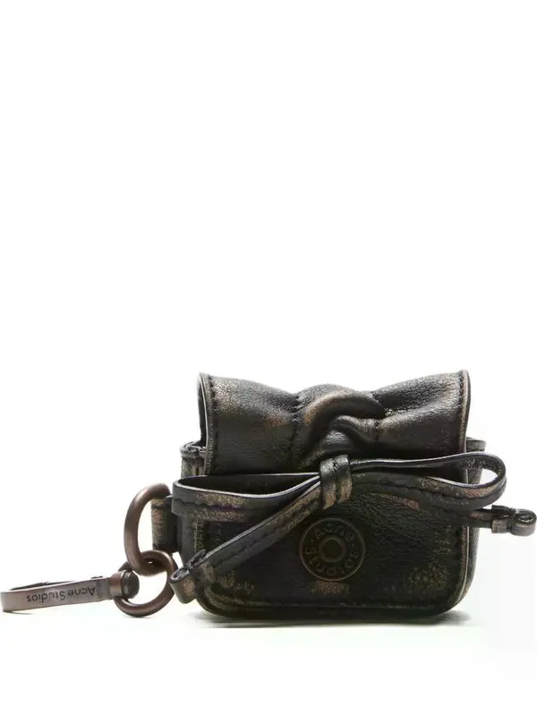 Acne Studios Calf Leather Headphones Case - Brown