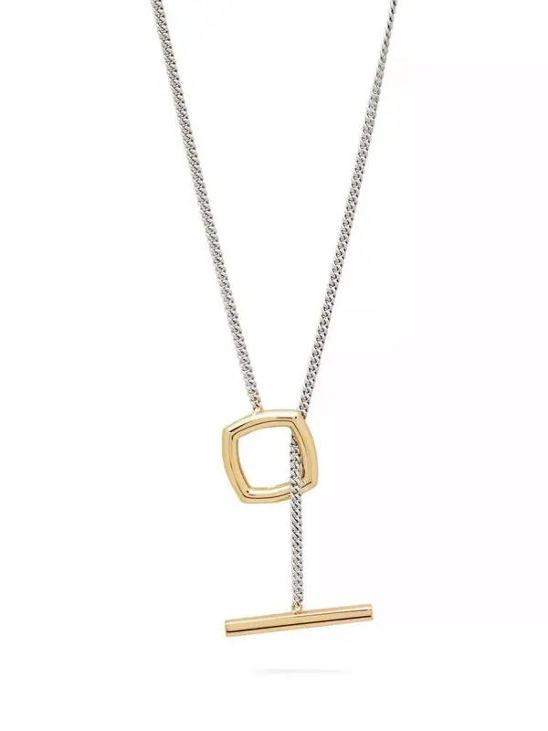 Tom Wood Square-shape Necklace - Grey