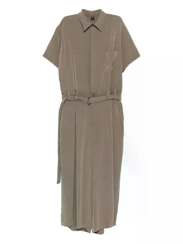 Y’s Belted Jumpsuit - Neutrals