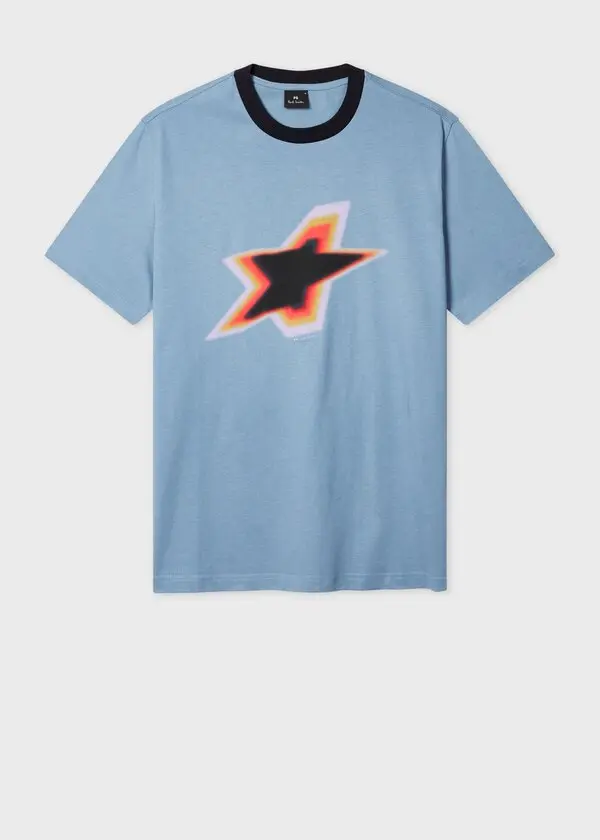 Paul Smith Sky 'star' Print T-shirt