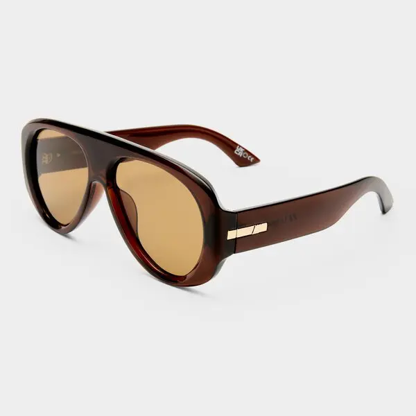 Le Specs Dream Boat Sunglasses - Cocoa