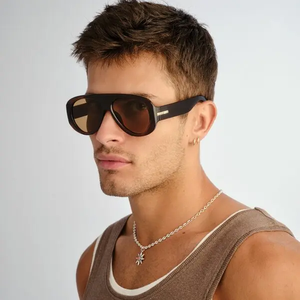 Le Specs Dream Boat Sunglasses - Cocoa