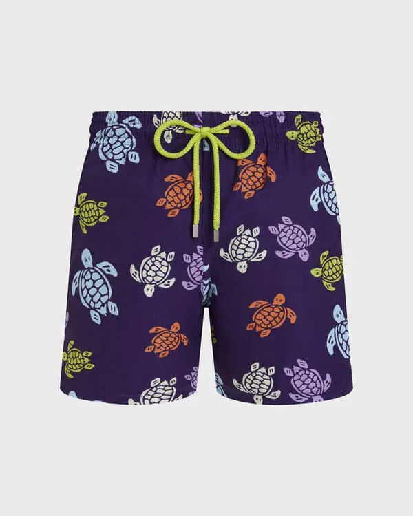 Vilebrequin Microperforated Ultralight Packable Swim Shorts - Purple