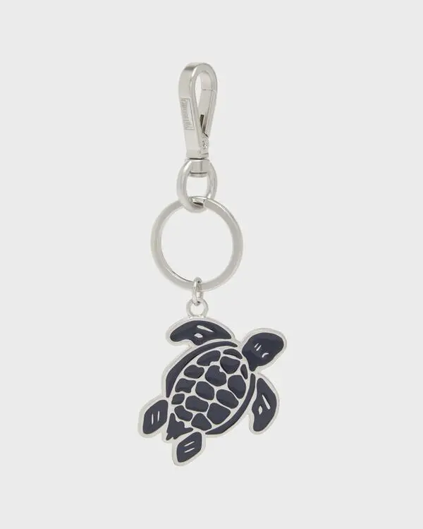 Vilebrequin Keyring Zamak Turtle Key Ring Torty - Blue