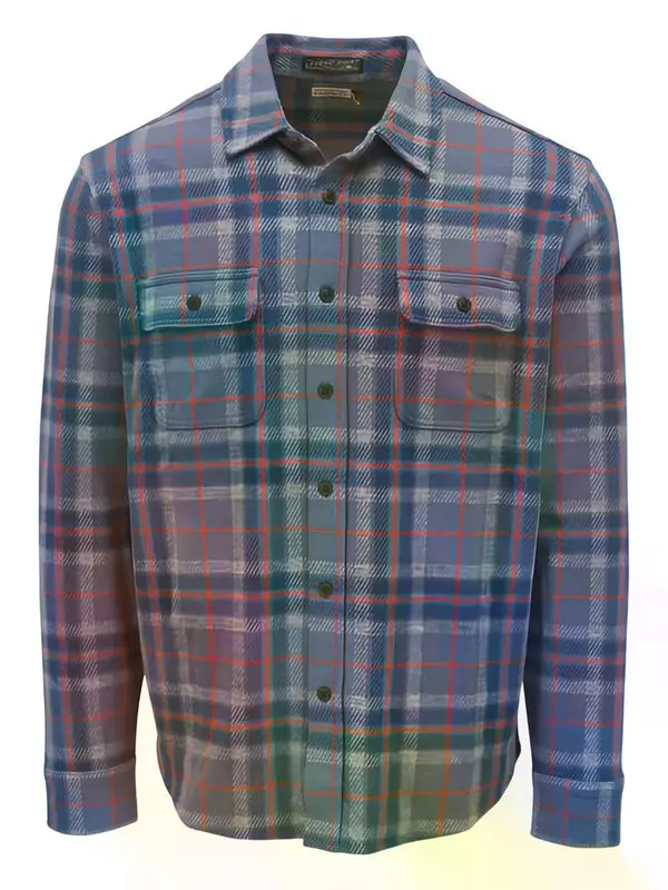 Faherty Brand Legend™ Check Pocket Shirt - Blue