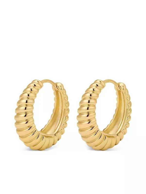 LUV AJ Marbella Hoop Earrings - Gold