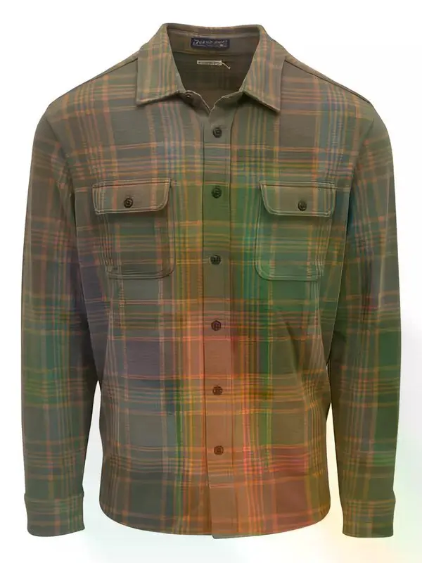 Faherty Brand Flap-pocket Checked Shirt - Green
