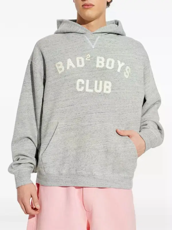 Dsquared2 Embroidered Hoodie - Grey
