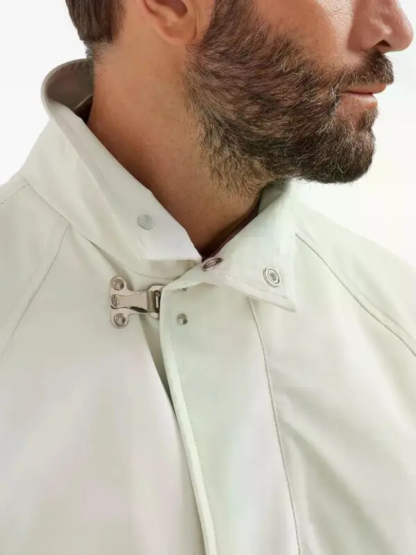 Brunello Cucinelli Bonded Nylon Field Jacket - Neutrals