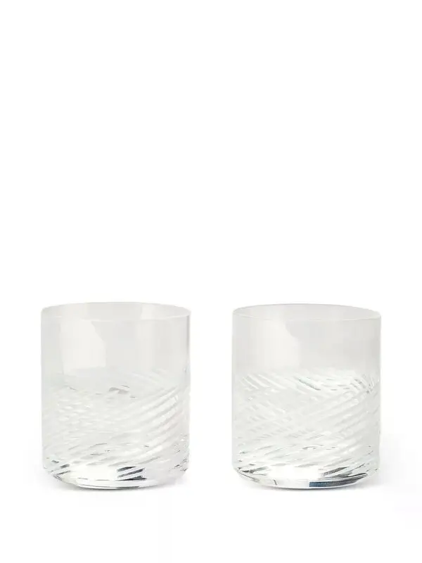 Brunello Cucinelli Murano-glass Whisky Glasses - White