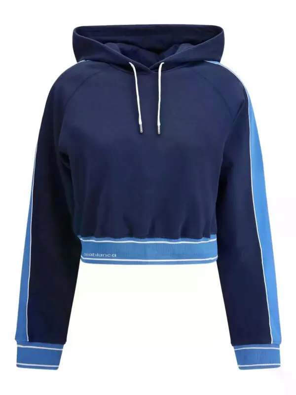 Casablanca Cropped Hoodie