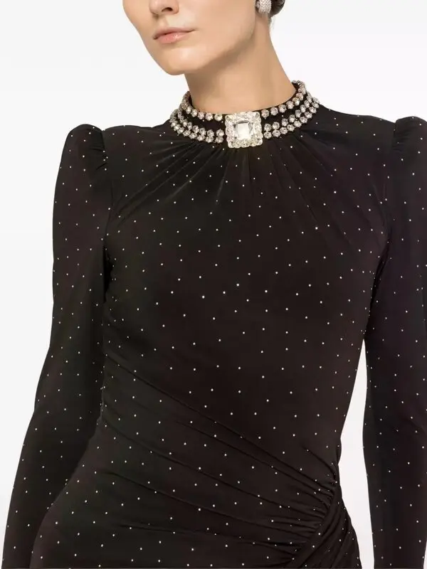 NISSA Embellished Midi Dress