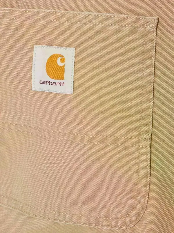 Carhartt Work In Progress Logo-patch Trousers - Neutrals