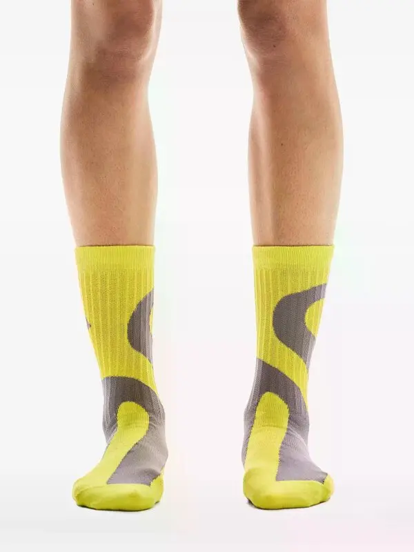 On Logo-patterned Crew Socks