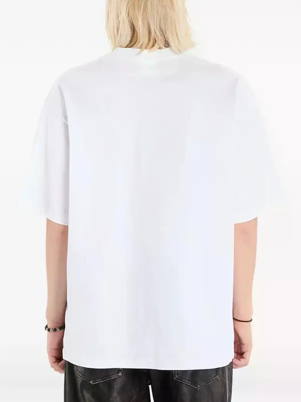 A BATHING APE Sticker Graphic-print T-shirt - White