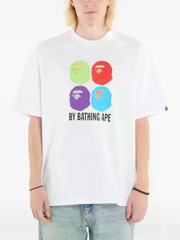 A BATHING APE Multi Ape Head T-shirt