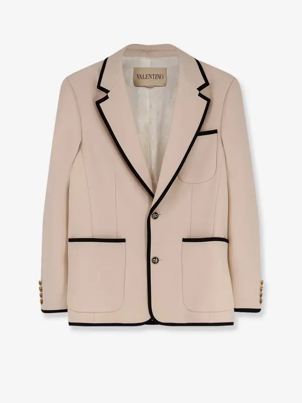 Valentino Garavani Singlebreasted Virgin Wool Blazer