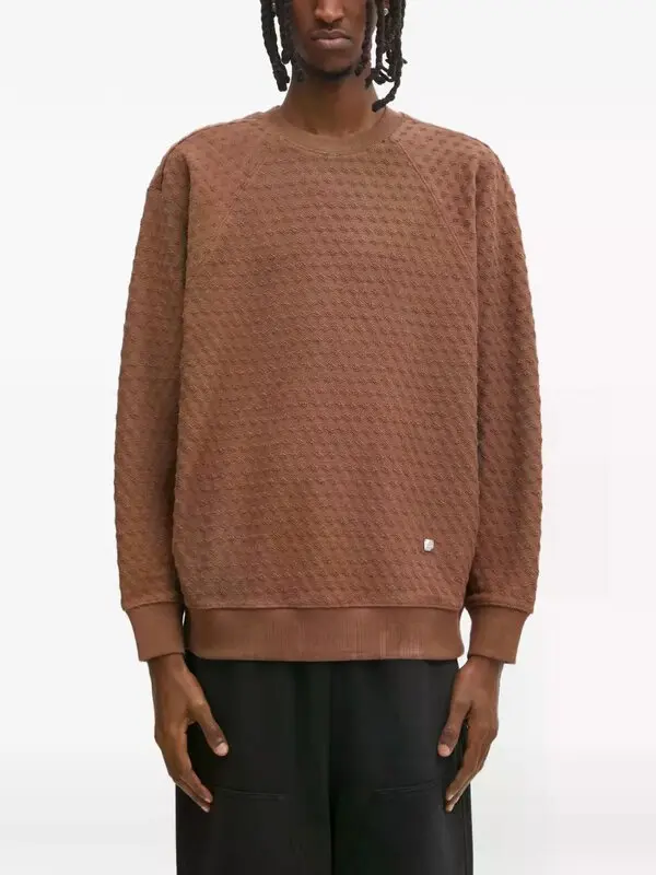 ADER ERROR Meadow Textured Raglan Sweatshirt