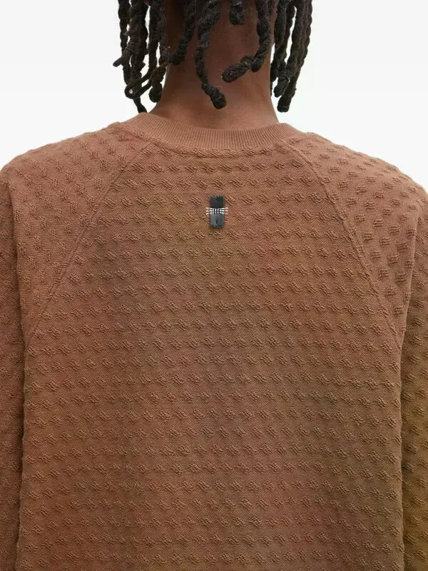 ADER ERROR Meadow Textured Raglan Sweatshirt