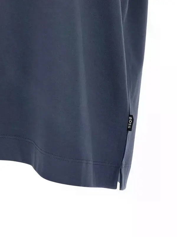 BOSS Mercerized-cotton T-shirt With Double B Monogram
