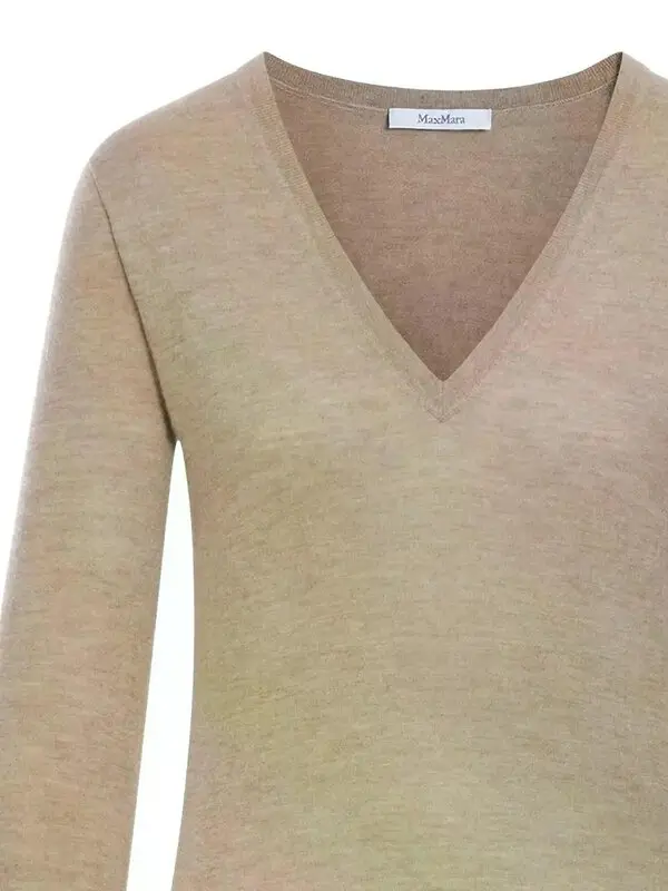 Max Mara V-neck Top - Neutrals