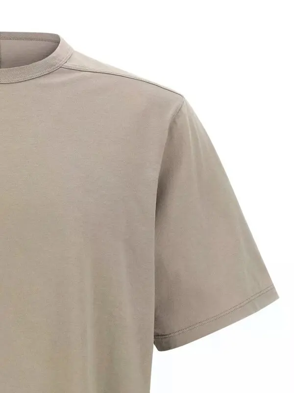 Rick Owens Brad Crewneck Back Stitching T-shirt - Neutrals