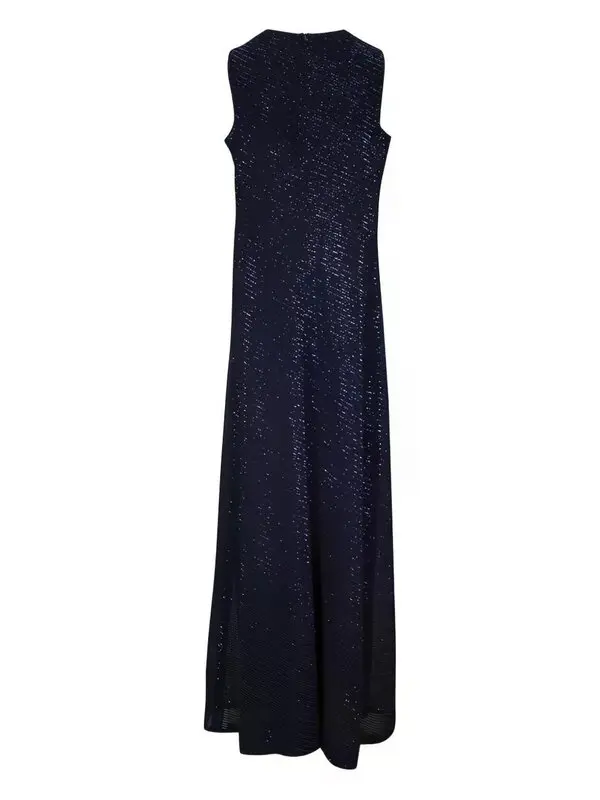 Akris Sleeveless Maxi Dress - Blue | Editorialist