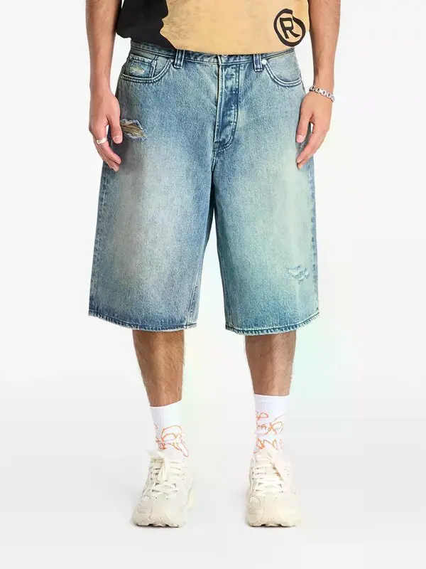 A BATHING APE Denim Sta Shorts