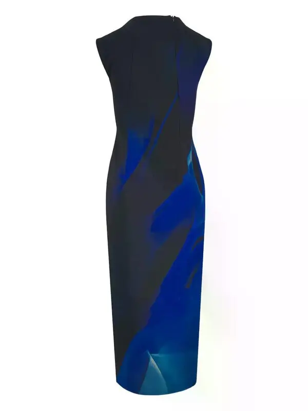 Akris Printed Midi Dress