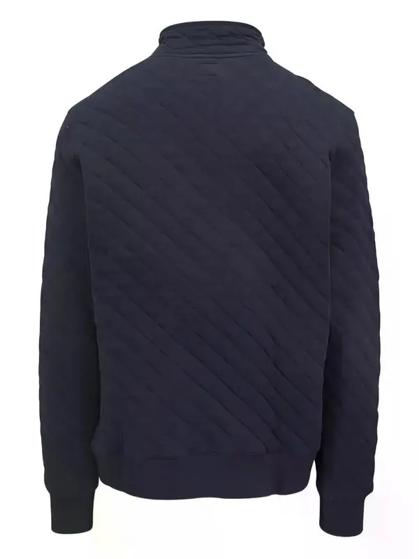 Faherty Brand Epic Quilted Button Sweatshirt - Blue