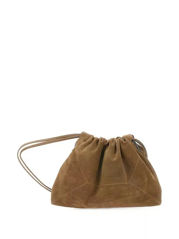Brunello Cucinelli Drawstring Crossbody Bag