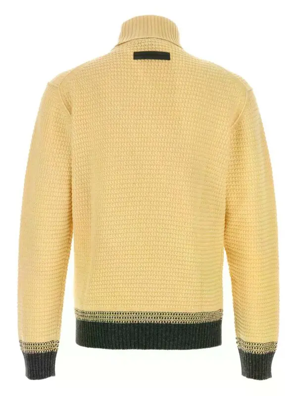 Zegna Roll-neck Cashmere Sweater - Yellow